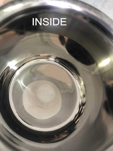 Stainless Steel Shaving Mug - Perfect for Wet Shaving - Unbreakable & Rust Resistant - Heavy Duty Heat Preservation Soap Bowl