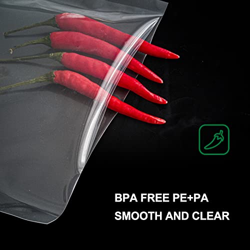 MAGIC SEAL Chamber Vacuum Sealer Bags Rolls, Clear 12ββΓ50β Smooth Flat Rolls 2 Pack, BPA Free Great for Food Vac Storage or Sous Vide, Puncture Prevention, Commercial Grade (12''x50'-2 rolls)