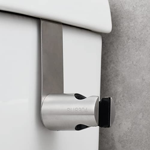 CIENCIA Toilet Bidet Sprayer Holder Stainless Steel Holder Hook Hanger for Hand Shower Toilet Bidet Sprayer, ST19A