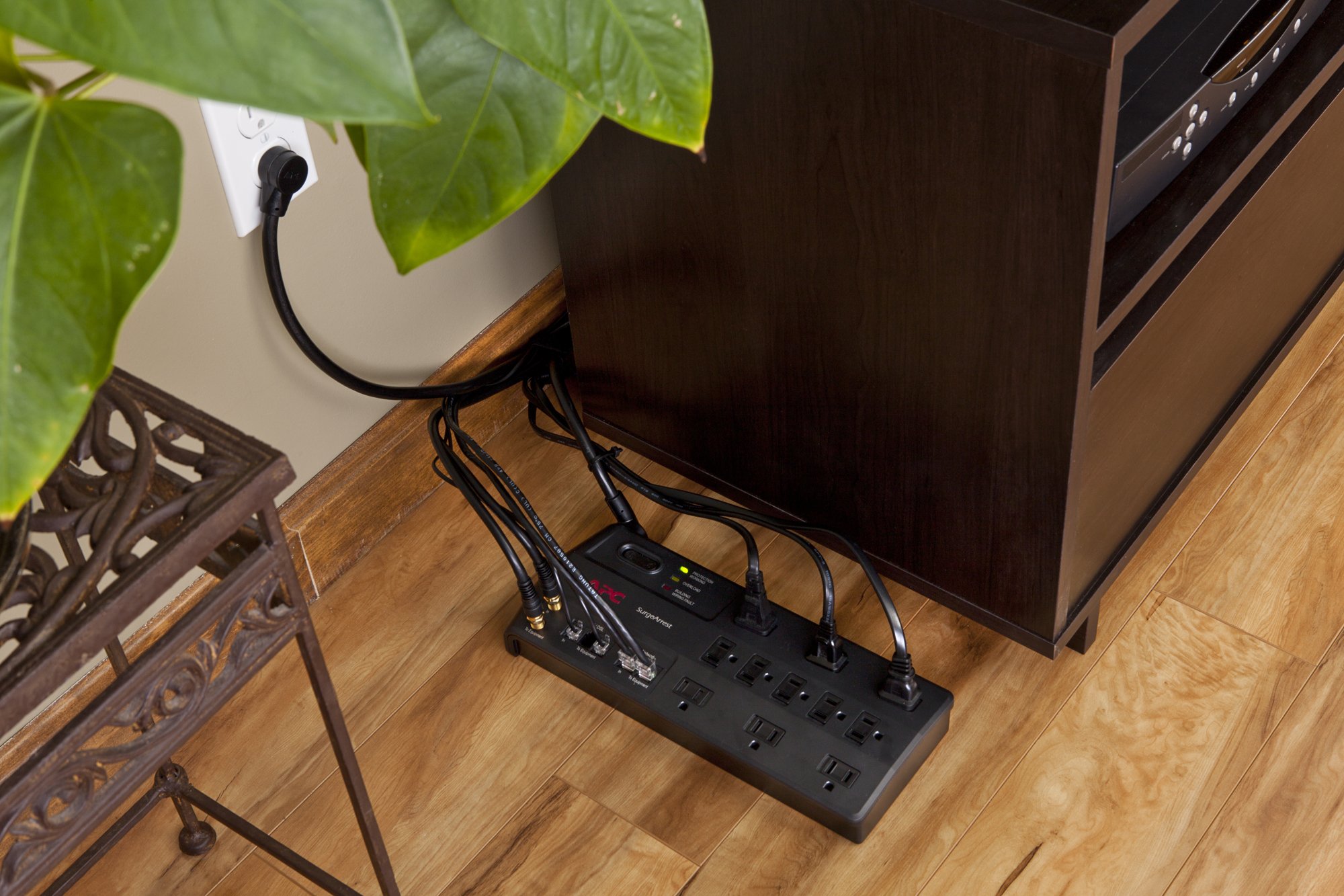 APC Surge Protector with Phone, Network Ethernet and Coaxial Protection, P11VNT3, 3020 Joules, 11 Outlet Surge Protector Power Strip Black
