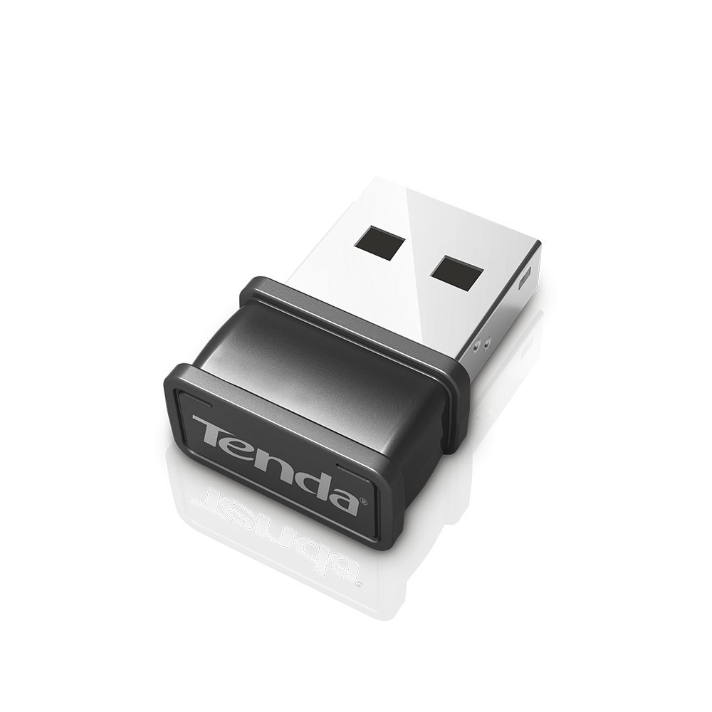 Tenda Wi-Fi Dongle, N150 Mini Wireless Network USB Wi-Fi Adapter for PC Desktop Laptop (Supports Windows XP/7/8/8.1/10, Driver-Free, Soft AP, USB 2.0) Plug & Play - W311MI V4.0