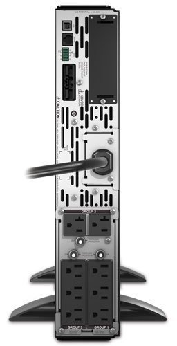 APC UPS, 2200VA Smart-UPS Sine Wave UPS Battery Backup with Extended Run Option, 2U Rack/Tower Convertible, Line-Interactive, 120V (SMX2200RMLV2U) (Renewed)