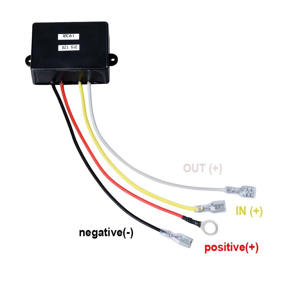 Astra Depot Universal Winch Contactor Solenoid Relay Controller 12V 500A DC Switch Boat Truck Thumb with Twin Wireless Remote Controls for ATV UTV 4x4 Vehicles 8000lbs-12000lbs Winches