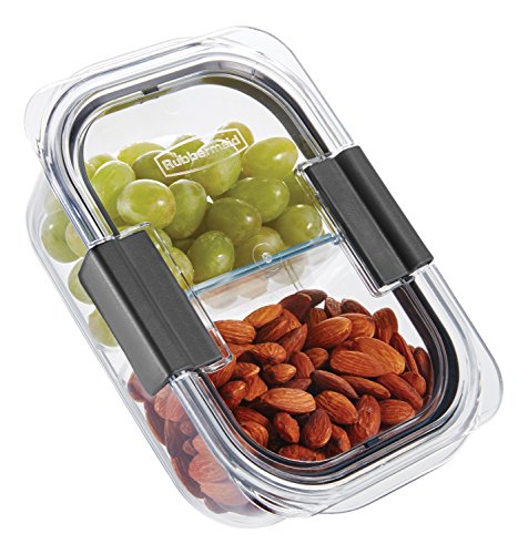 Rubbermaid Brilliance Food Storage Container, Salad and Snack Lunch Combo Kit, Clear, 9 Piece Set 1997843