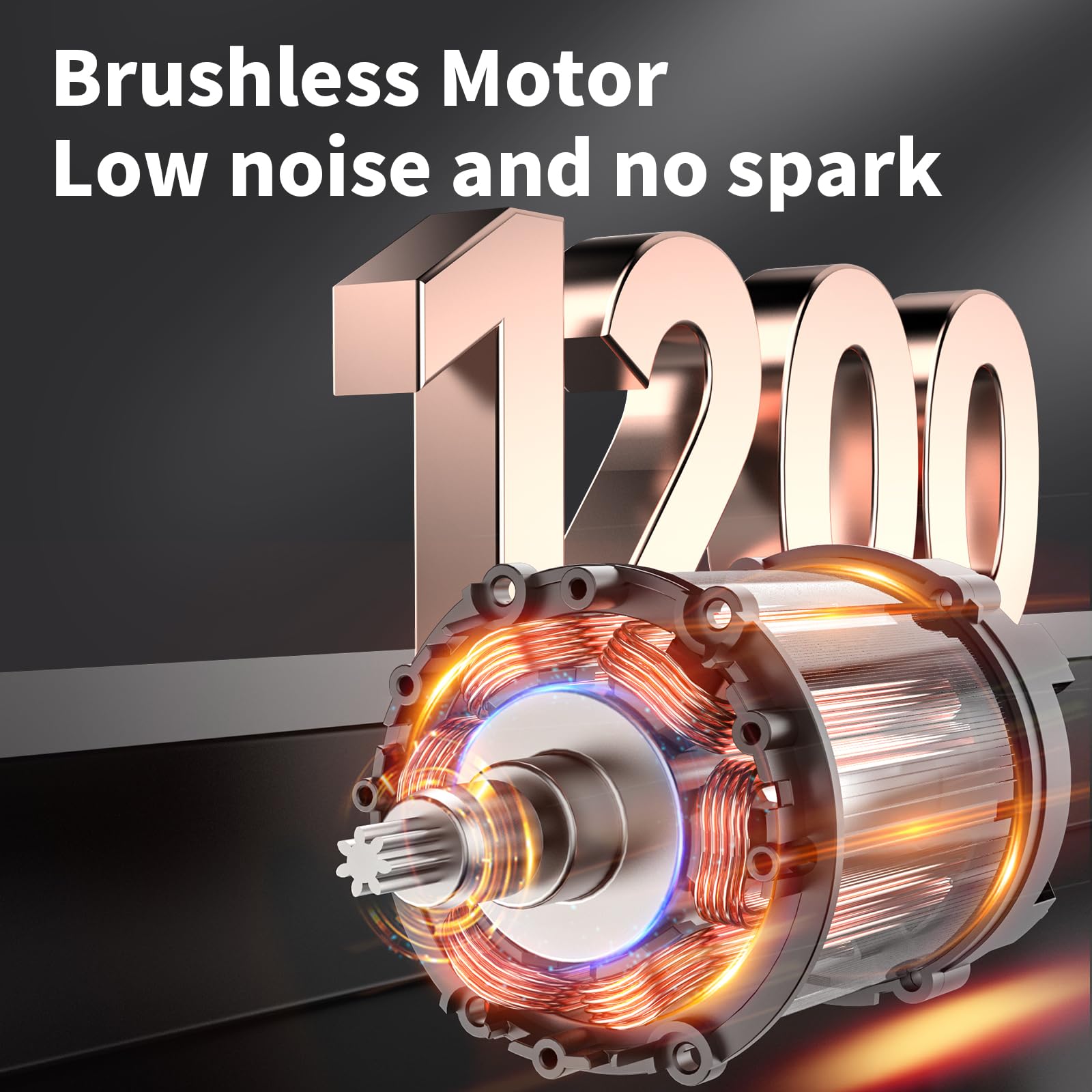 Cordless Impact Driver Kit 16.8V Max Torque 140Nm(105ft-lbs)High Rotation Electric Impact Driver Brushless Motor Continuously Variable Rechargeable 1/4" impact driver 2.0Ah Batteries