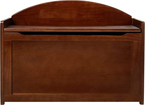 Lipper International Child's Toy Chest, 33.25" W x 17.75" D x 24.5" H, Walnut Finish