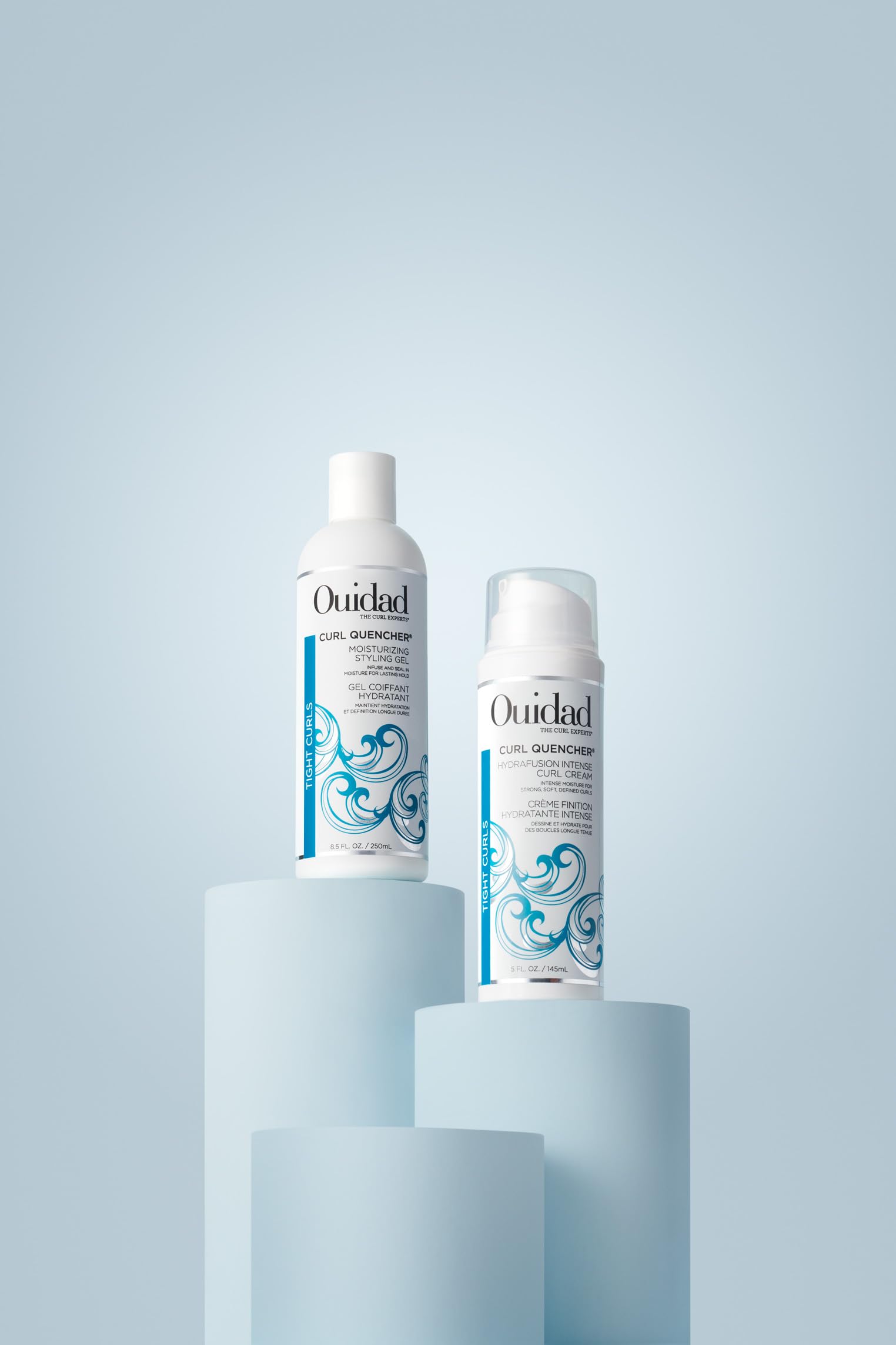 Ouidad Curl Quencher Moisturizing Styling Gel - 8.5 fl oz, Bouncy, Soft & Defined Curls, On-The-Go Style Refresher, Frizz Control, Curl Defining Gel, Flexible Lasting Hold, For Tight Curls