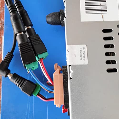 BATEMEN W 10x Professional 12V Phone RCA Plug to AV Screw Terminal Plug Connector Audio Adapter Jack Plug Suitable for CCTV Installers and for All DC Cameras Part