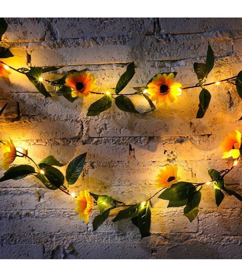 Beferr 30pcs Artificial Fabric Sunflower Heads 4.1" Silk Yellow Sunflower for Home Garden Craft DIY Art Wedding Party Decor