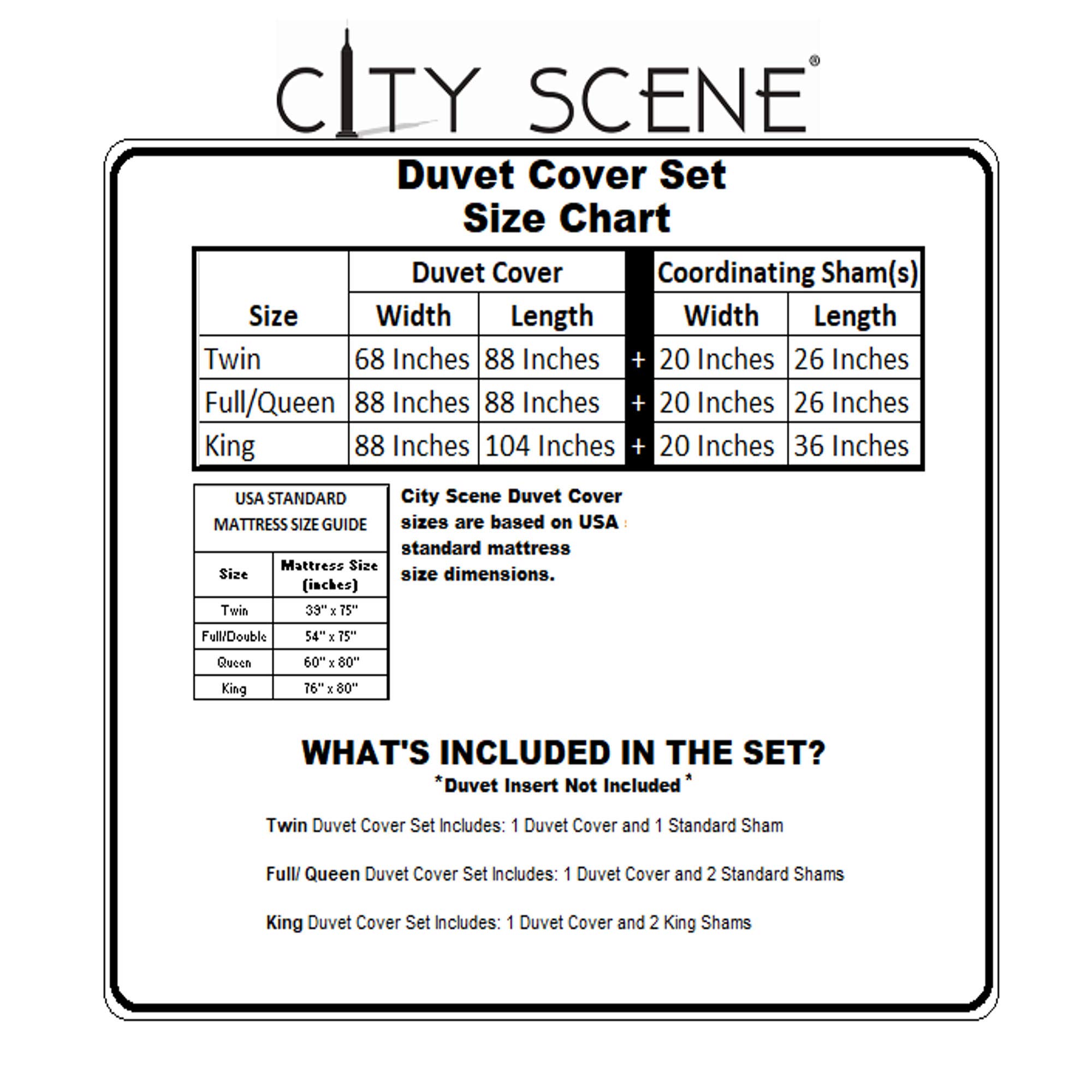 City Scene - Twin Duvet Cover Set, Smooth Bedding with Matching Shams, Modern Home Decor (Aria Pastel Grey, Twin)