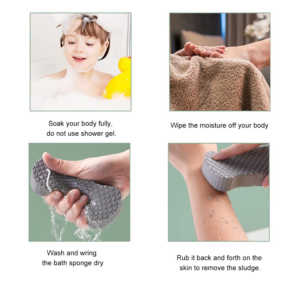 Bath Sponge Painless and Does Not Hurt the Skin Used in Bathing Cleansing Exfoliating Makeup Pets Bath Sponge Used in Bathing Cleansing Exfoliating Makeup Pets Exfoliate