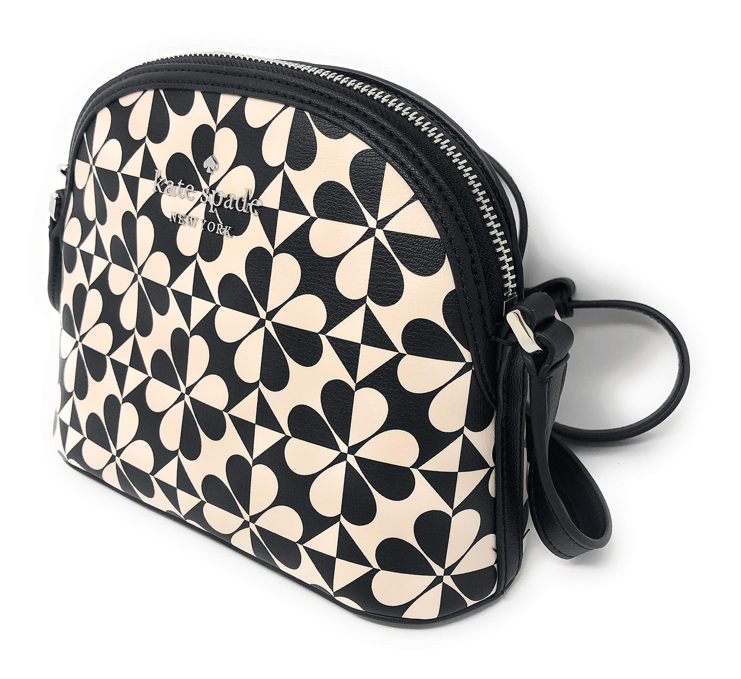 kate spade new york Hollie Spade Clover Dome Crossbody Black Multi One Size