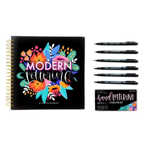 June & Lucy Calligraphy Kit for Beginners - Calligraphy Pen Set with Calligraphy Workbook
