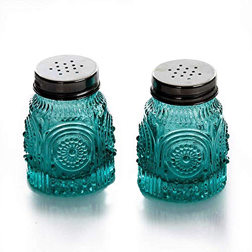 The Pioneer Woman Adeline Glass Butter Dish with Salt And Pepper Shaker Set