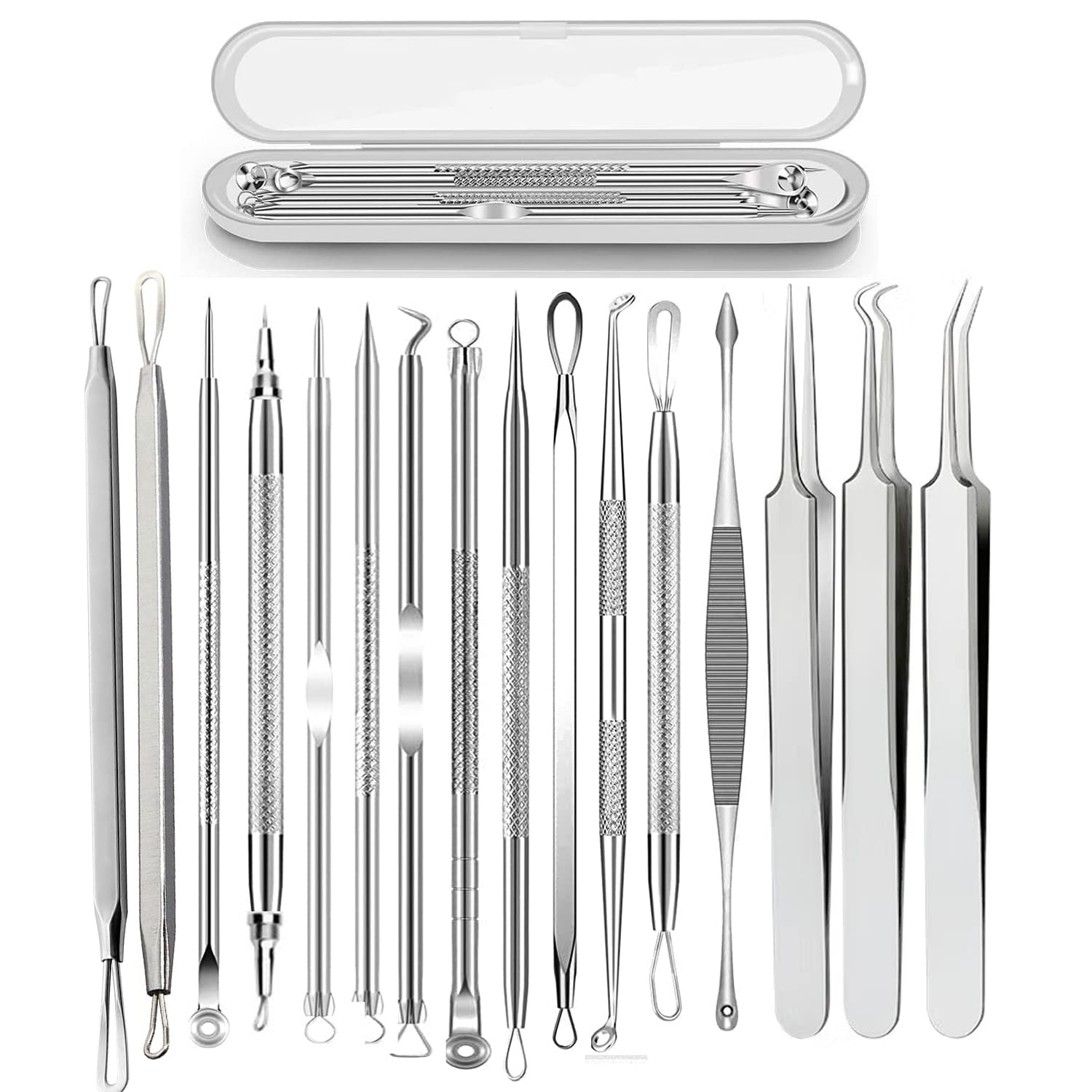 Blackhead Remover 16pcs Kit with Portable Box