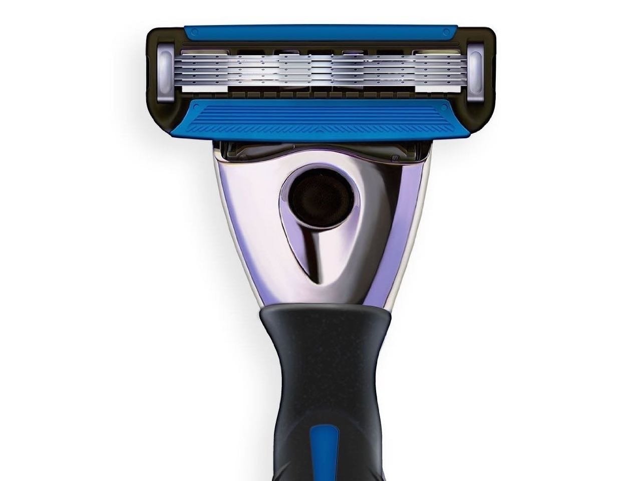The Ultimate Shave Men's 5-Blade Razor Plus Bulk Pack of 12 Razor Blade Refill Cartridges with a Shaving Razor Handle