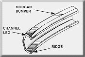 Morgan Bumper Braces Cover Lip Protector Qty 2 - Clear