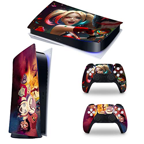 Bad Girl - PS5 Standard Edition Skin Console and 2 Controller, Vinyl Decal Sticker Full Cover Protective