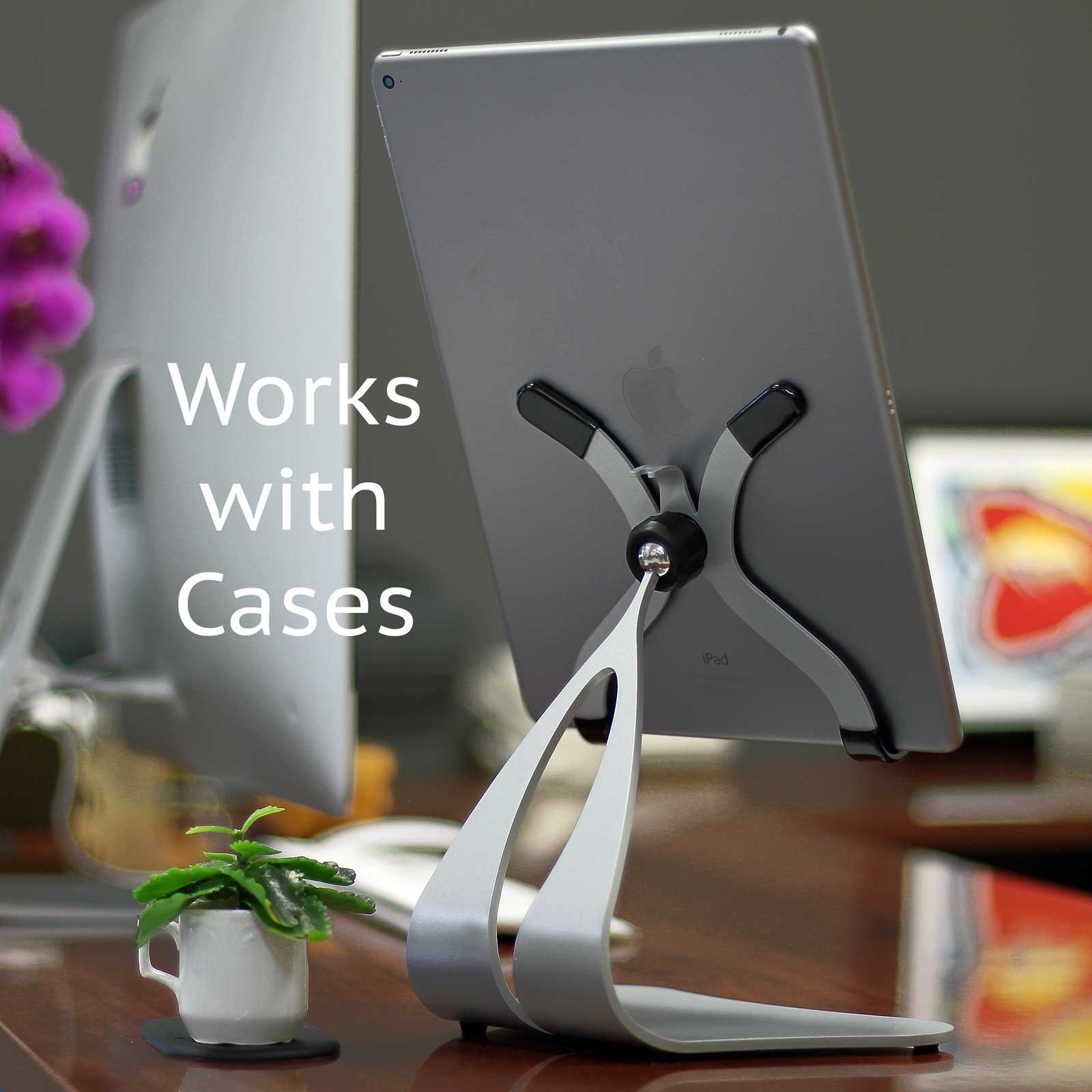 Thought Out Stabile PRO Pivoting iPad Stand - Black - Made in USA - Compatible with Apple iPad