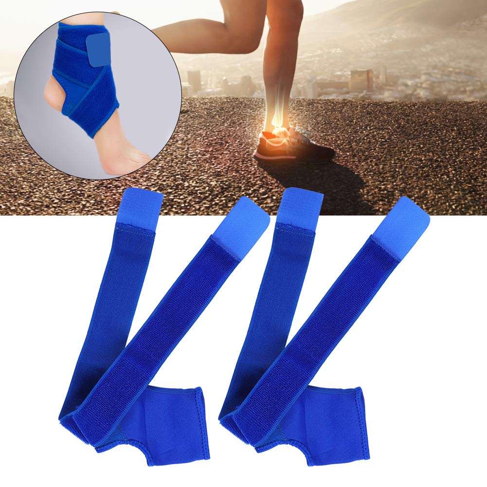 Ankle Brace, High Elasticity Blue Ankle Support, Durable 1 Pair Protect Ankles for Prevent Sports Injuries
