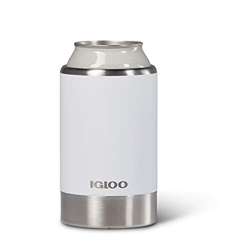 Igloo 12 OZ White Stainless Steel Coolmate Can Sleeve (Standard)