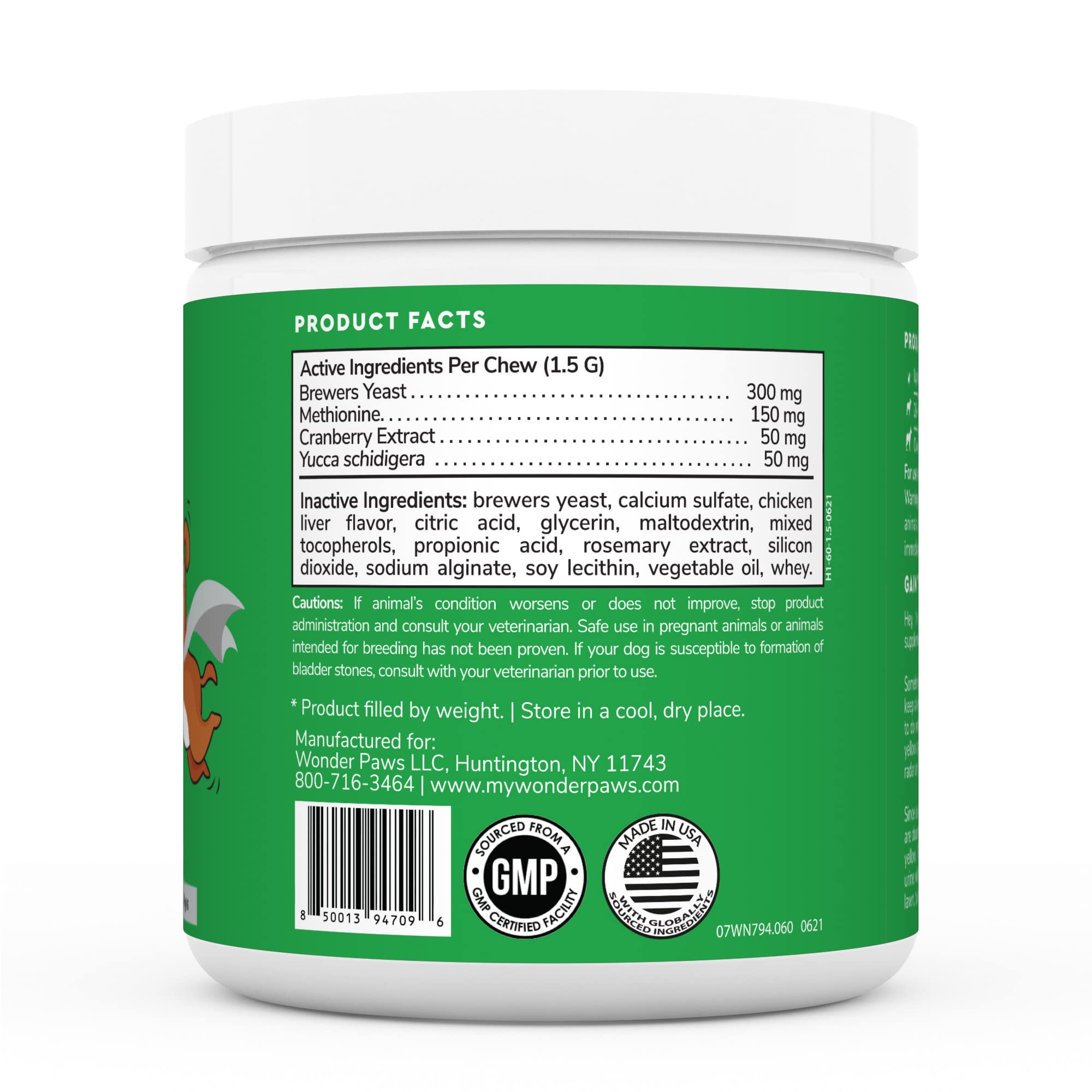 WONDER PAWS Probiotic Chews Plus Grass Hero Soft Chews - for Dog Kidney Support, Urinary Tract Health, Lawn Treatment, Digestion & Gut Health - Probiotic 90 Chews - Grass Hero 60 Chews