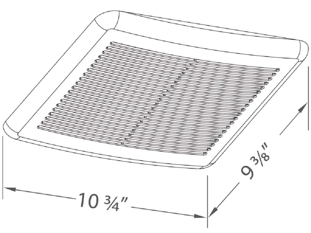 Delta BreezIntegrity ITG50 50 CFM Exhaust Bath Fan