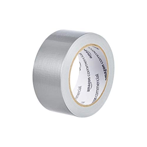 AmazonCommercial Light to Medium Strength Duct Tape, 1.88-inch by 20-Yard, Silver, 6-Pack (DS-TPAMZ004-6)