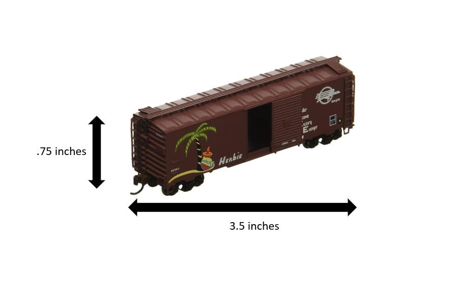 Bachmann Industries Missouri Pacific "Herbie" AAR Steel Box Car (N Scale), 40'