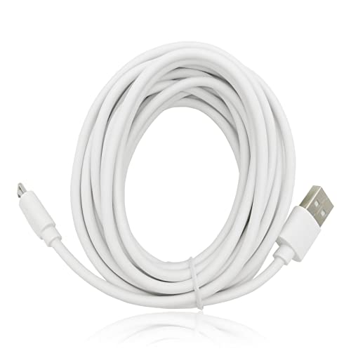 PDEEY Baby Monitor Cord, Replacement for LBTech, Owlet, Infant Optics, eufy, Moonybaby, VAVA - Micro USB Charger Cable 13 ft
