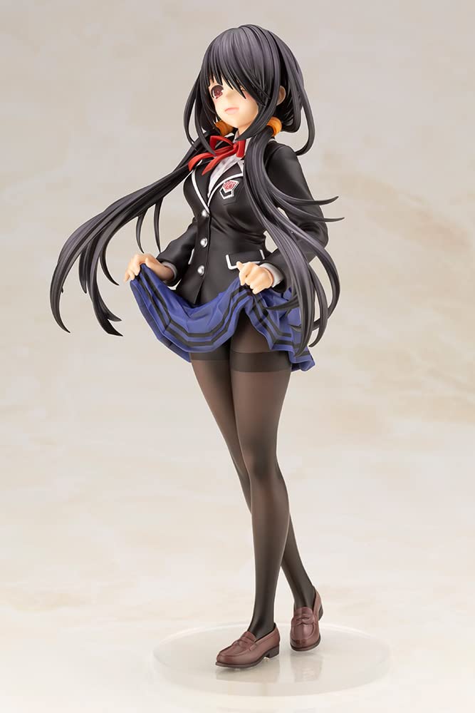 Kotobukiya Date A Live IV: Kurumi Tokisaki (School Uniform Version) PVC Statue, Multicolor