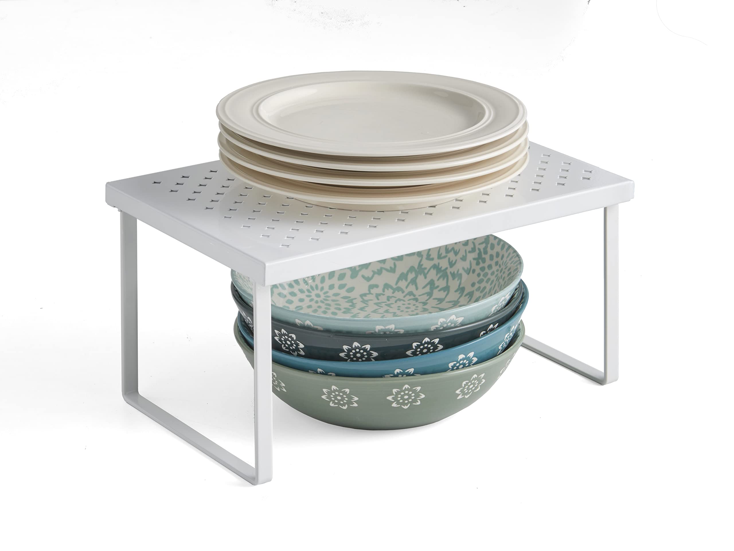 Nifty Expandable Shelf Rack Adjustable- White