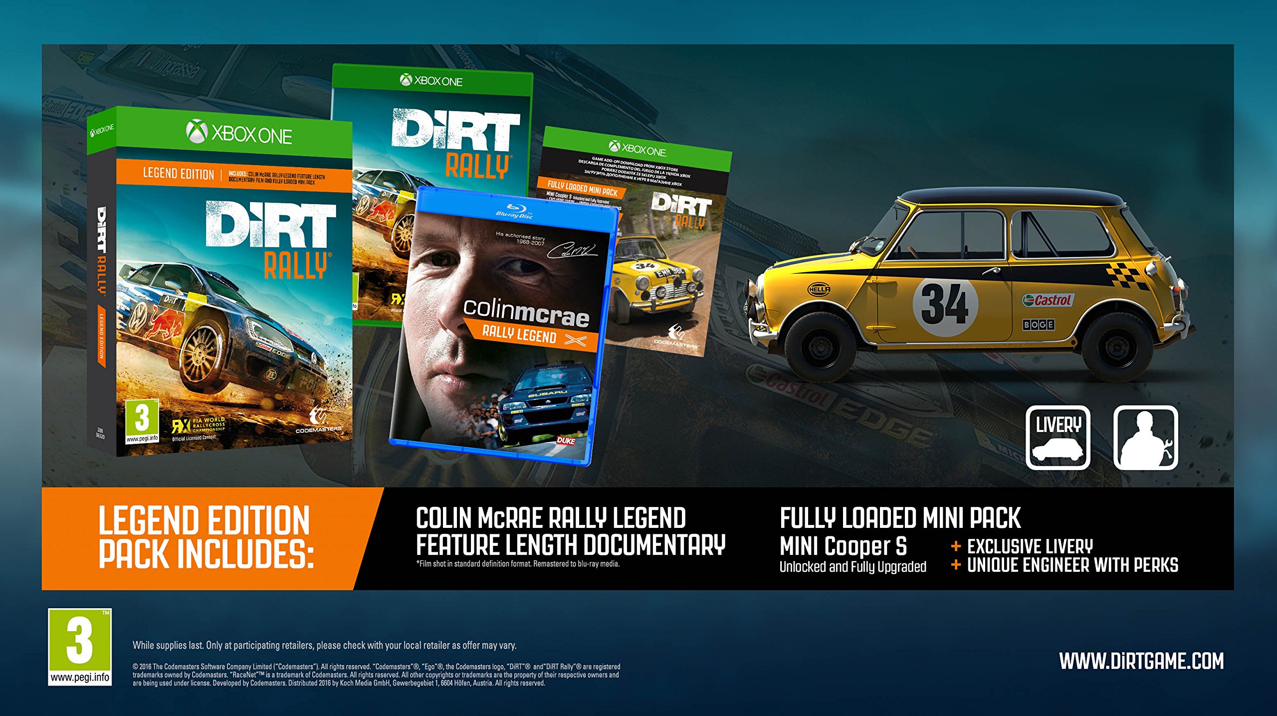 Dirt Rally Legend Edition (Xbox One)
