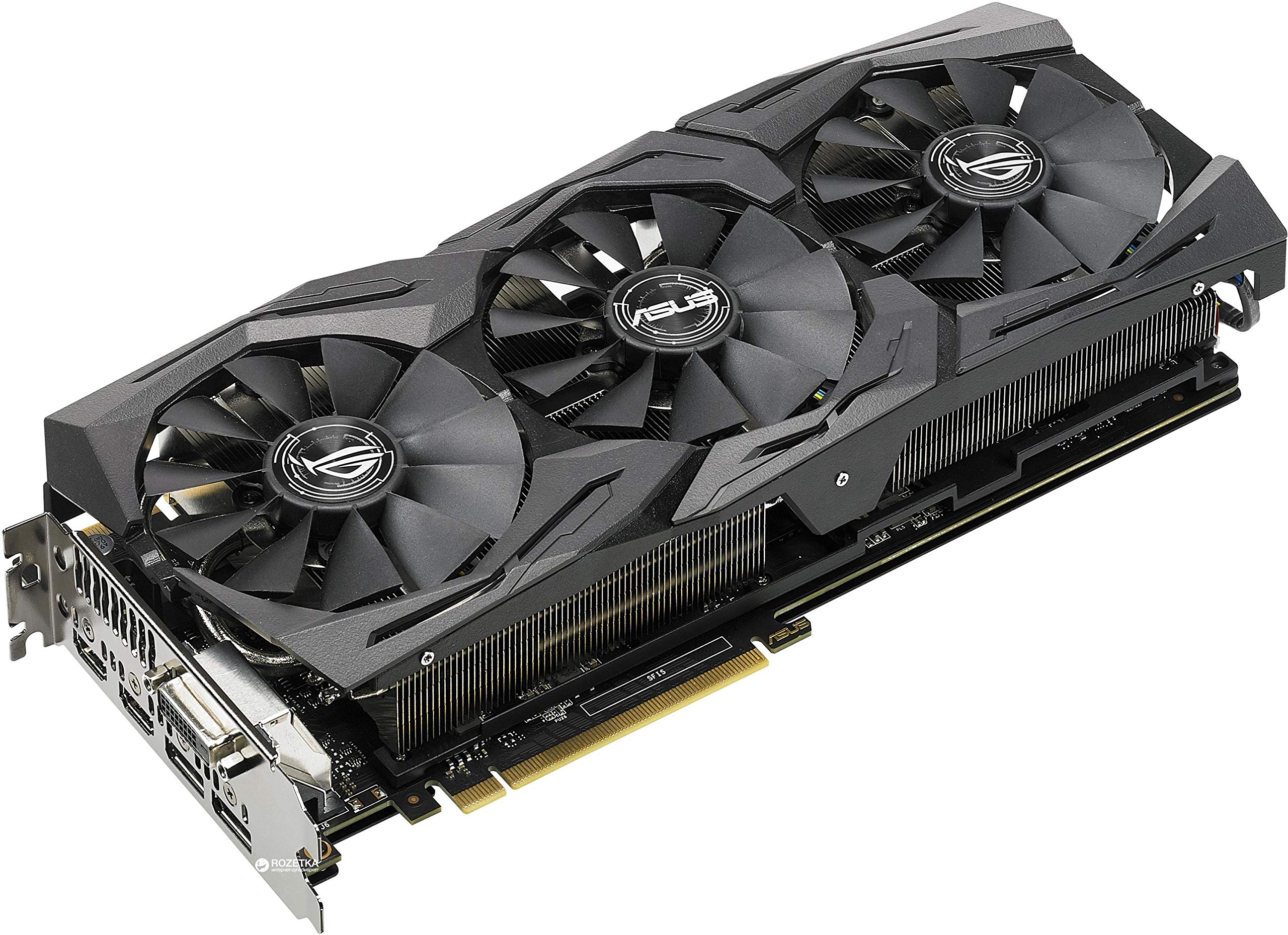 ASUS ROG GeForce GTX 1080 Ti DirectX 12 STRIX-GTX1080TI-11G-GAMING 11GB 352-Bit GDDR5X HDCP Ready SLI Support Video Card