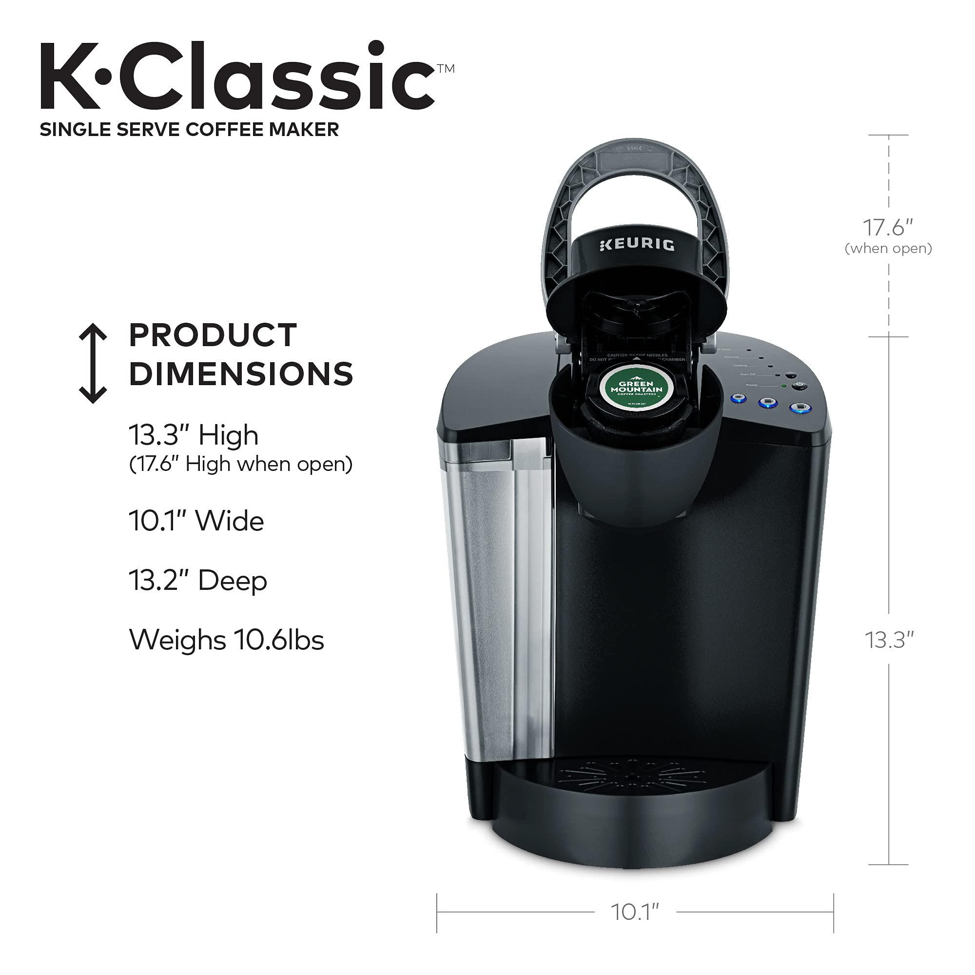 Keurig K-Classic Coffee Maker with Newman's Own Organics Newman's Special Blend, 32 Count