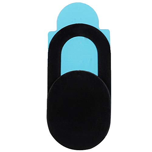 CHICIRIS Web Camera Cover, Webcam Cover Black Quantity Optional Webcam Cover, ABS for Smartphones Tablets(6 Pieces)