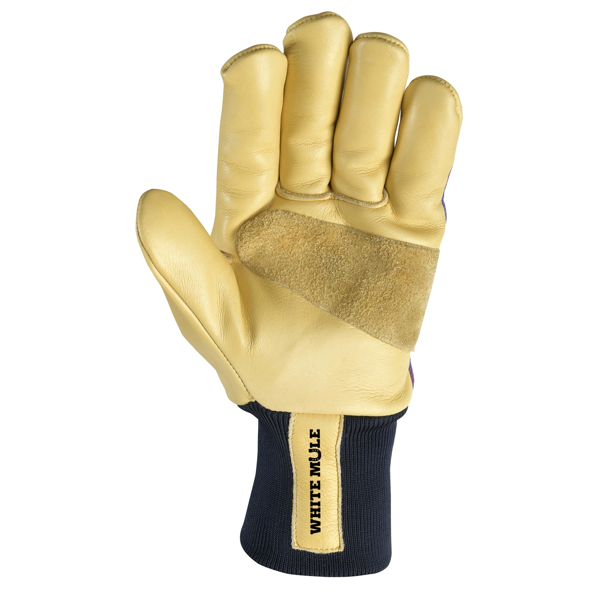Men's Heavy Duty Leather Winter Work Gloves with Thinsulate Insulation (Wells Lamont 5127XL), Palomino with Black Back, X-Large