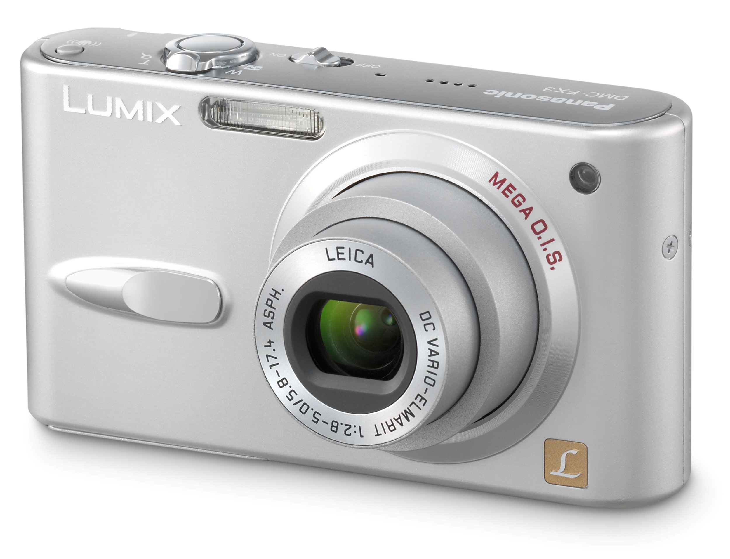 Panasonic DMC-FX3K 6MP Digital Camera with 3x Optical Image Stabilized Zoom (Black)