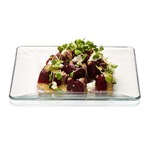 Libbey Tempo 12-Piece Glass Dinnerware Set, 37 oz, Clear, Service for 4