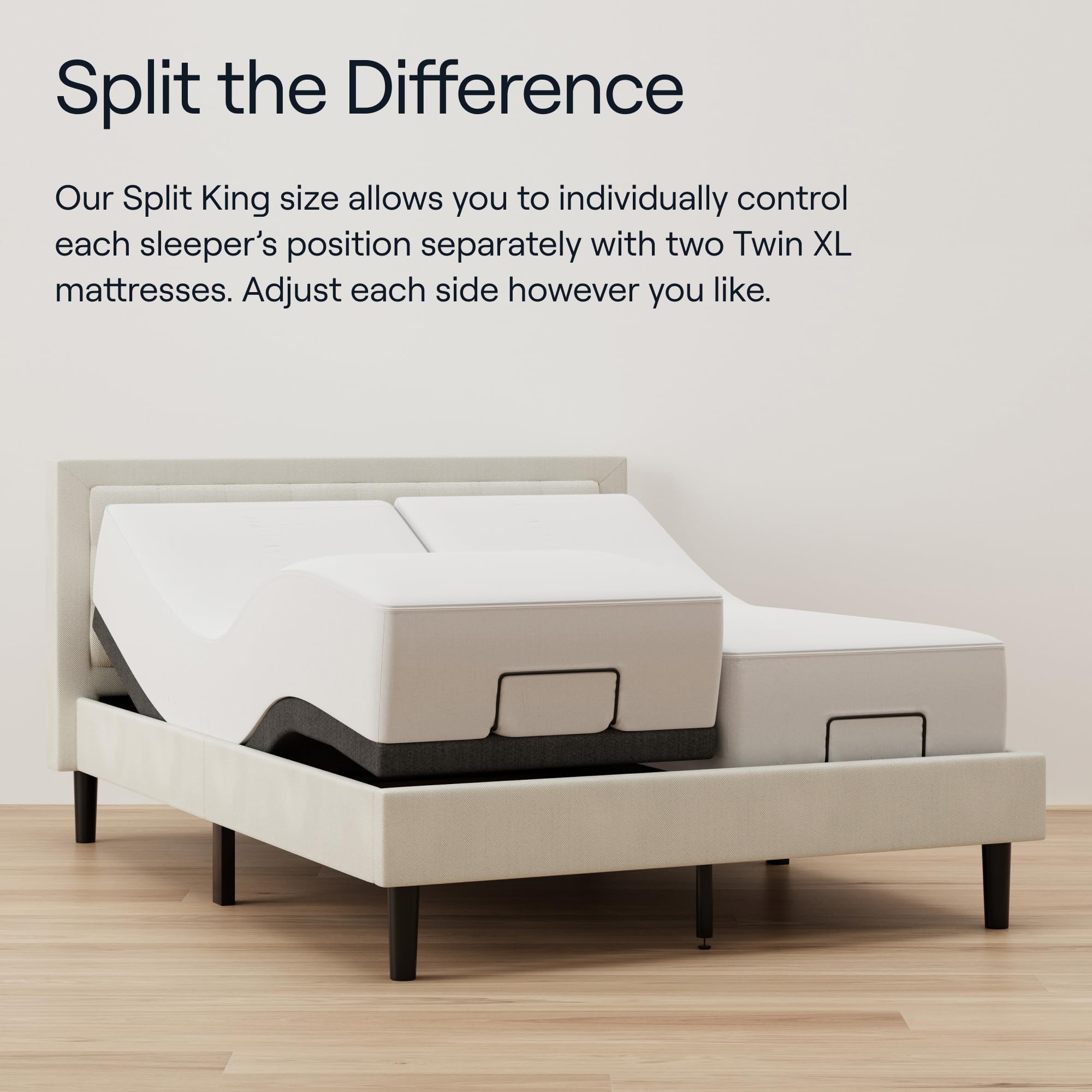 Nectar Premier Adjustable Base - Queen - Head & Foot Incline - Wireless Remote with Memory- 3 Massage Settings - 4 USB Ports - Anti-Snore & Zero Gravity