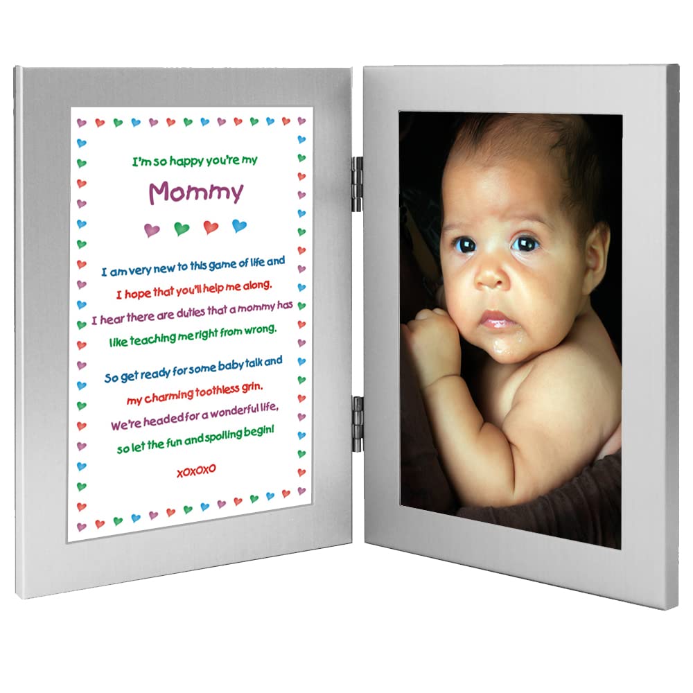 Sweet Mommy Gift from Newborn, New Mom Frame, Add 4x6 Inch Photo