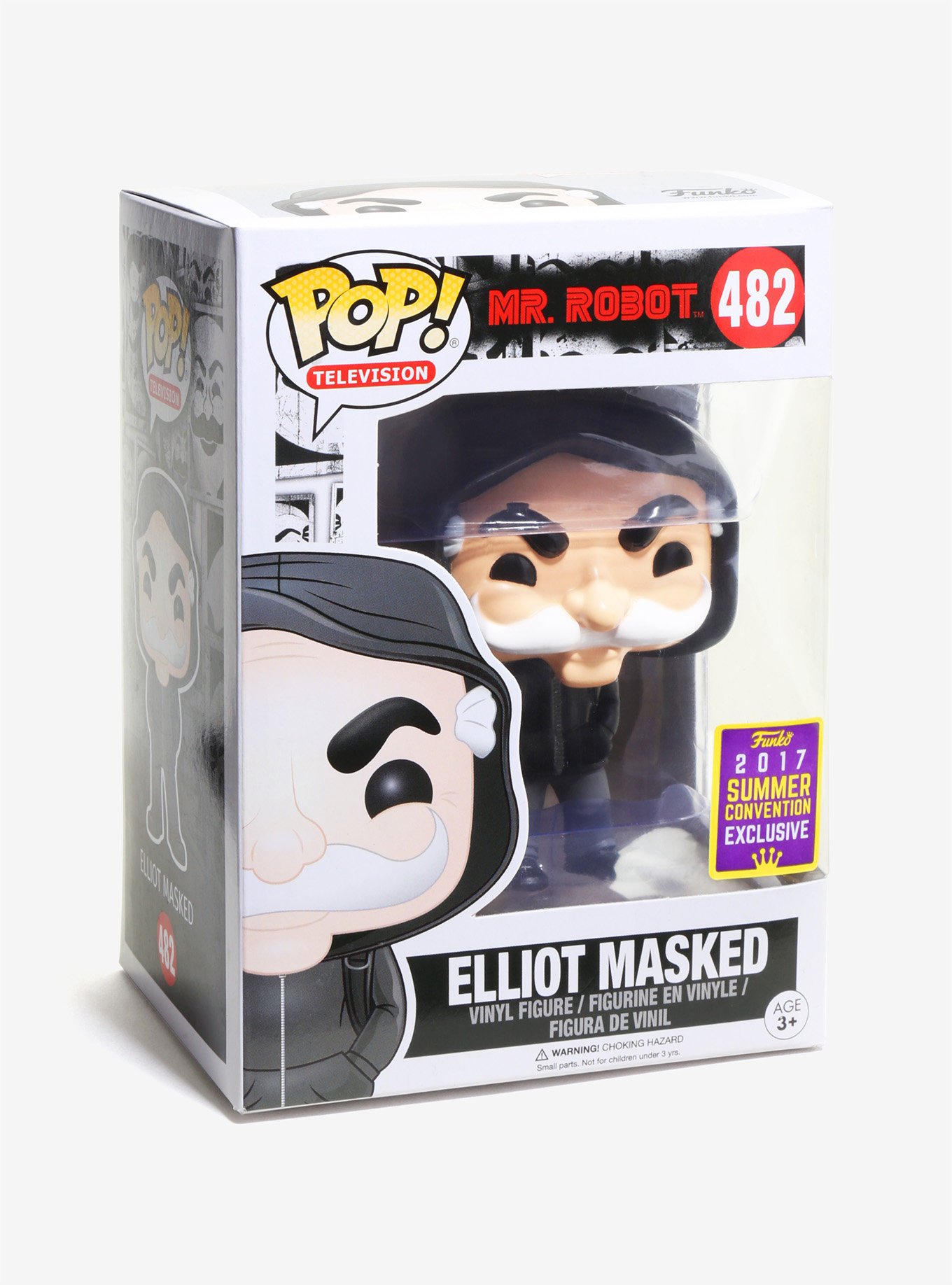 Funko Mr. Robot Pop Vinyl Figure 482 Elliot Masked SDCC Summer Convention Exclusives, 9879