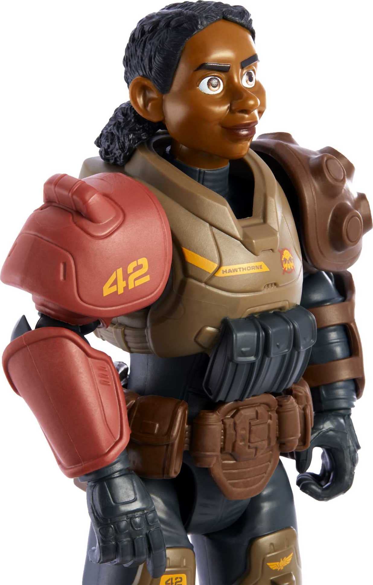 Mattel Disney and Pixar Lightyear Action Figure & Accessories Set, Space Ranger Gear Jr ZAP Patrol Izzy Hawthorne, 12-inch Scale & 14 Posable Joints