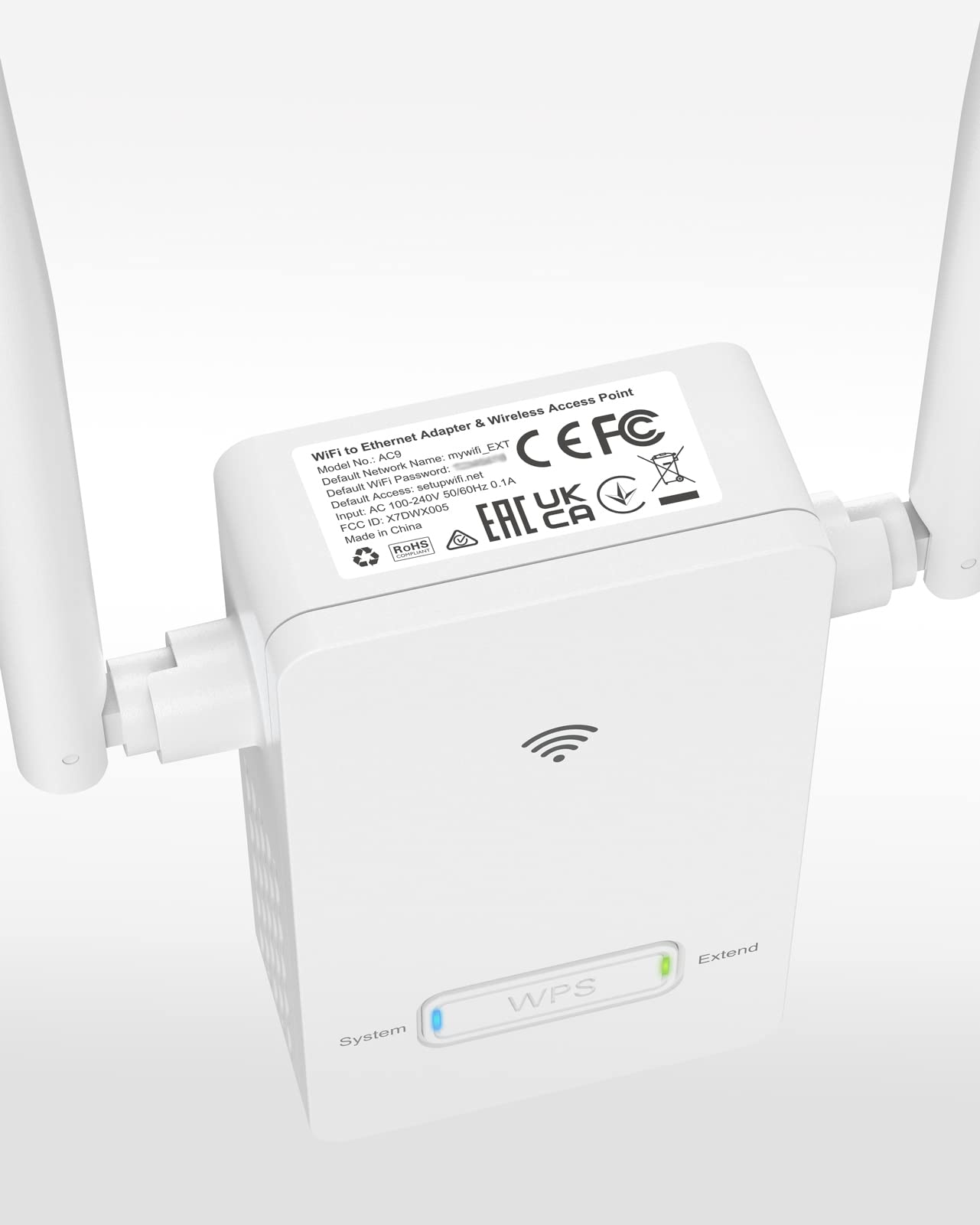 BrosTrend Wireless Access Point, Home WiFi Access Point Wall Plug Design 300Mbps Wireless AP Easy Setup Works with All Routers Ethernet Access Point for Smartphone Tablet iPad PC TV, Up to 15 Devices