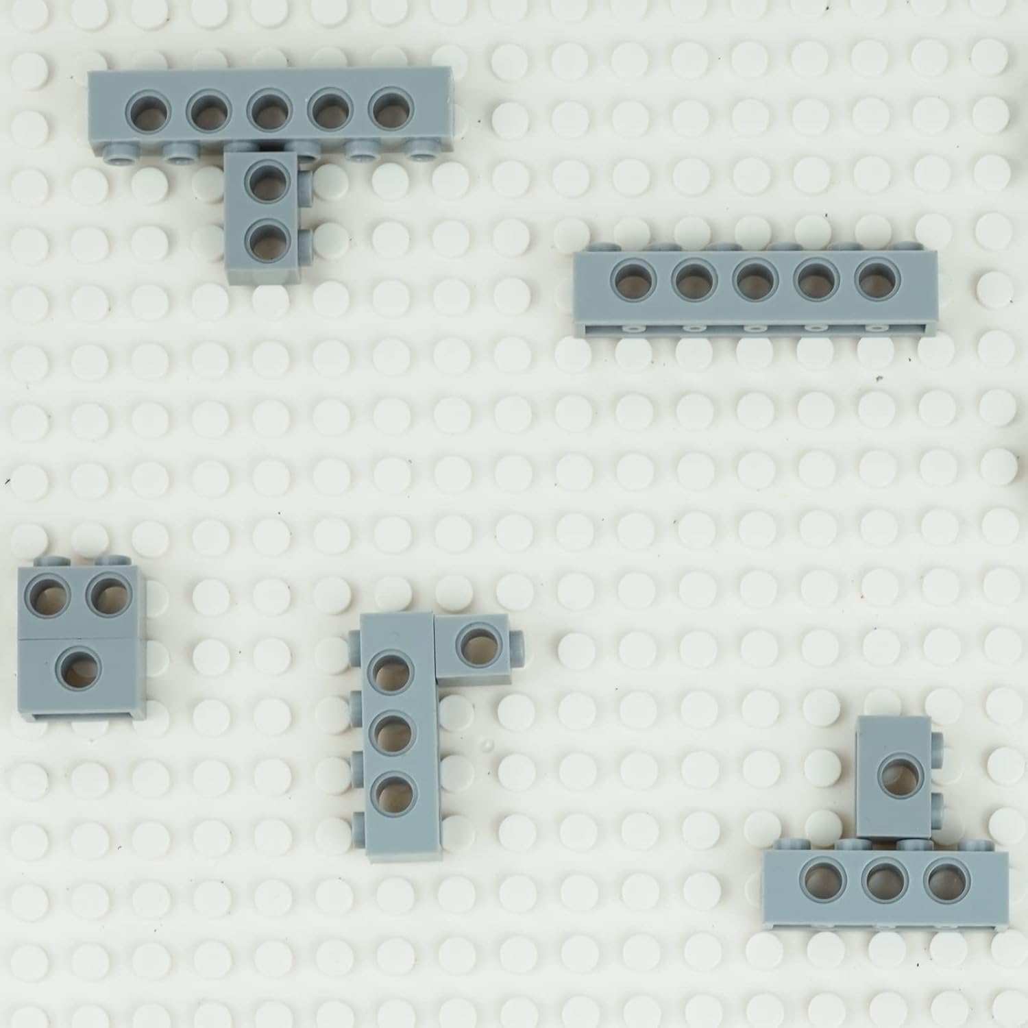 BroTex Technical Parts Beams Series - 500G Brick Connectors Building Block Sets, Classic Bulk Pieces Toys