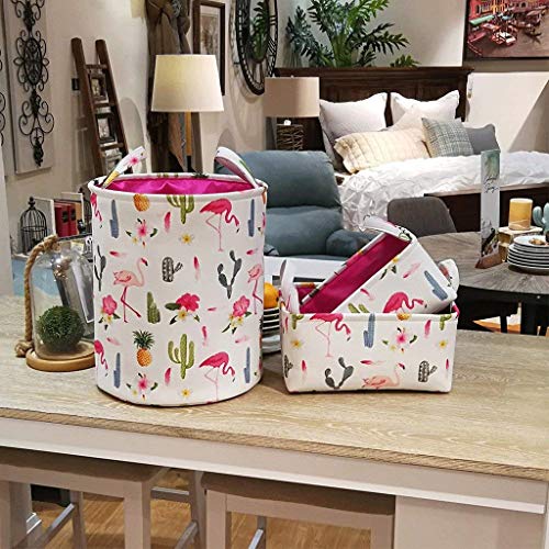 TBGFPO Storage Basket-Large Sized Storage Basket Waterproof Coating Organizer Bin Laundry Hamper for Nursery Clothes Toys
