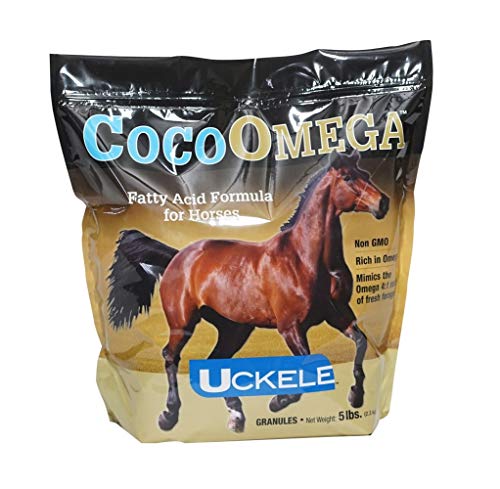 Uckele CocoOmega Granular Horse Supplement, 5 Pounds, Provides a Balanced Variety of Fatty Acids