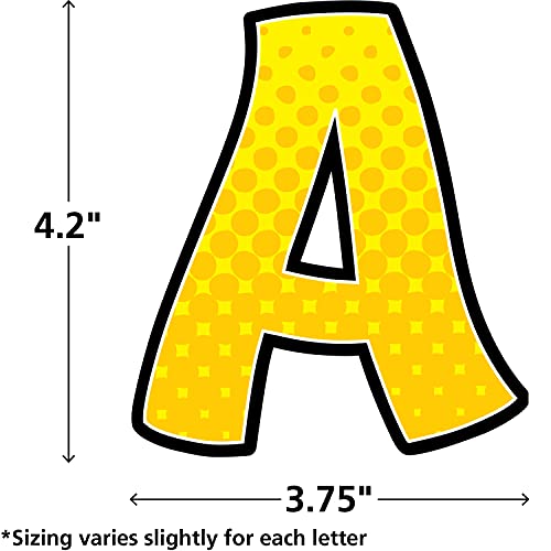 Teacher Created Resources Superhero Funtastic 4" Letters Combo Pack (TCR5845)