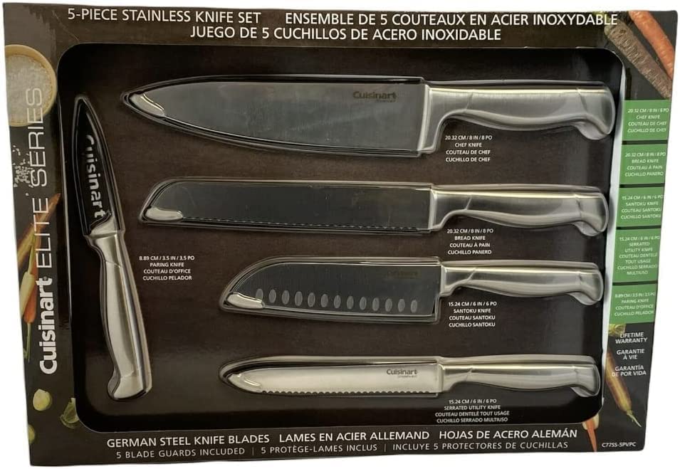 Cuisinart Elite Series Knives 5 pieces