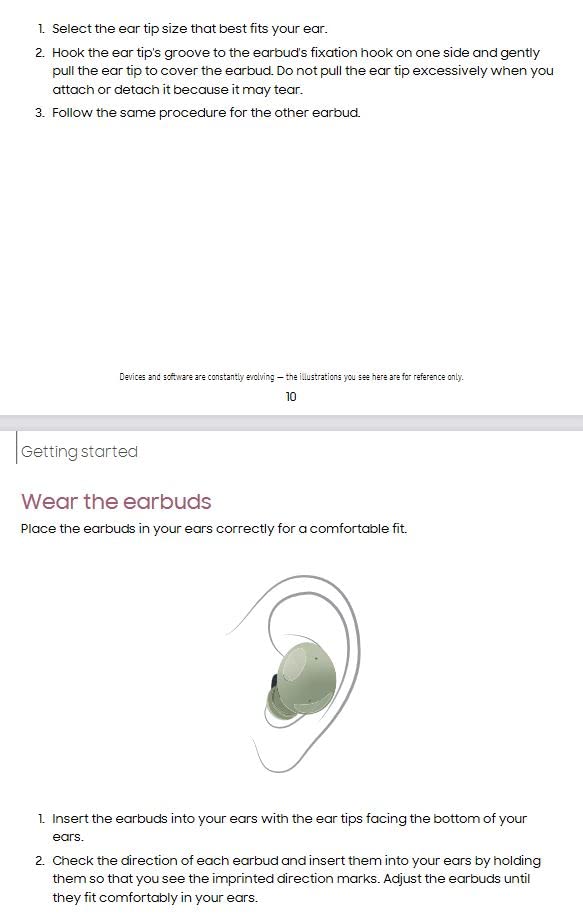Samsung Galaxy Buds2 True Wireless Noise Cancelling Bluetooth Earbuds - Lavender (Renewed)